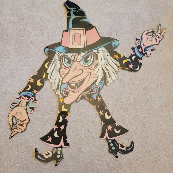 Vintage | Holiday | Rare Vintage Beistle Funky Disco Dancing Witch ...